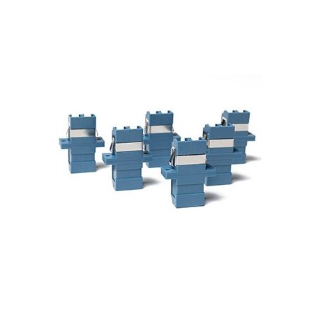 LC to LC Duplex Female/Female Fiber Coupler, Multimode or Singlemode