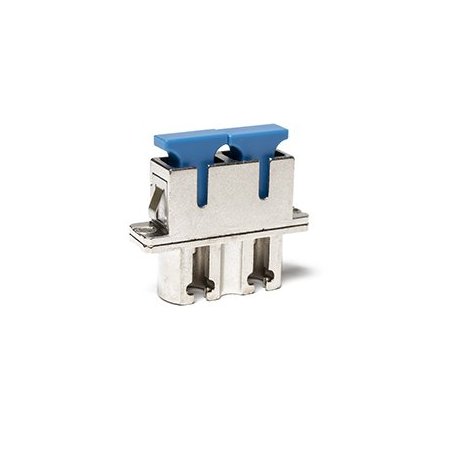 LC SC Duplex Fiber Optic Adapter Single/Multimode, F/F, Metal Housing