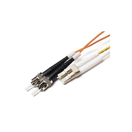 OM1 LC ST Plenum Duplex Fiber Patch Cables 62.5/125 Multimode OFNP