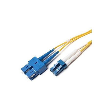 2M LC SC Singlemode Fiber Patch Cables 2 Meter | OS2 Duplex 9/125 OFNR