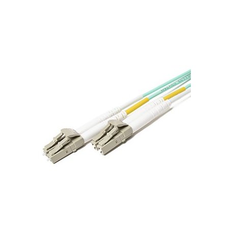 2M LC LC Multimode Fiber Patch Cables 2 Meter | OM4 Duplex 50/125 OFNR